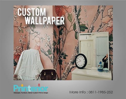 Menggunakan Wallpaper Custom Untuk Dekorasi Interior Rumah