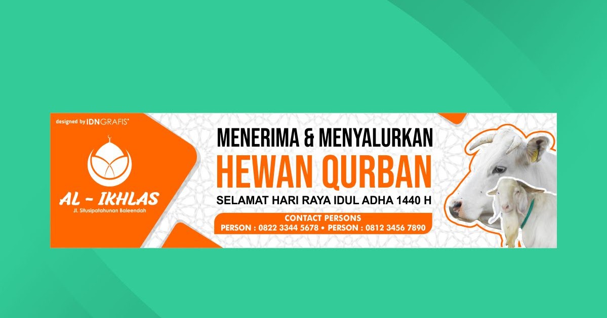 Contoh Spanduk Qurban